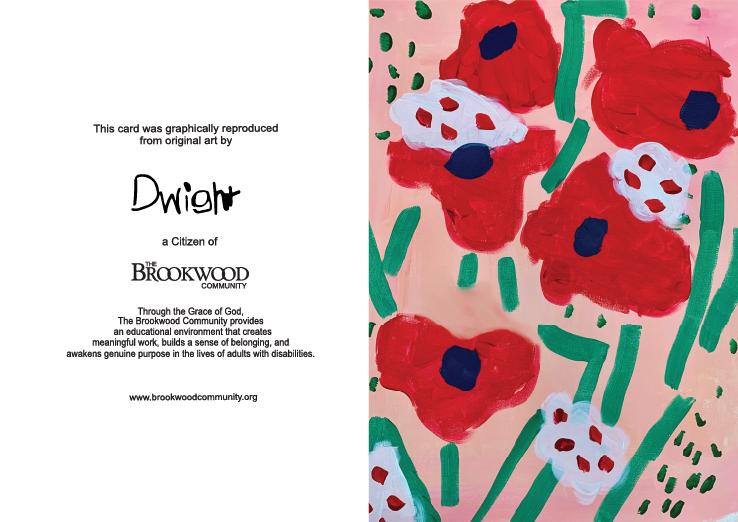 Printed Card Dwight Flowers *CM – The Brookwood Community